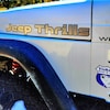 2 Color Custom Text and Font Hood Decals Fits Jeep Wrangler Jk Jl Tj Yj ...