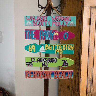 Key West Style Signs, Directional Signs for Outdoor, Directional Signs ...