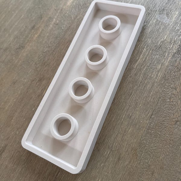 Silicone Mold , Life Tree in Circle Insert for Tea Light Holder , the ...