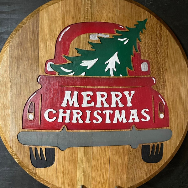 Christmas Truck Tree SVG / Merry Christmas SVG / Cricut / Cut File ...