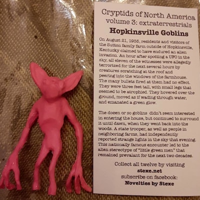 Hopkinsville Goblin: Cryptids of North America 11 - Etsy