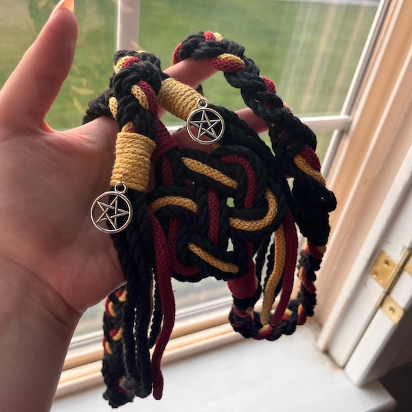 Handfasting Cords Set 4 Elements Earth Water Fire Air Personalized ...