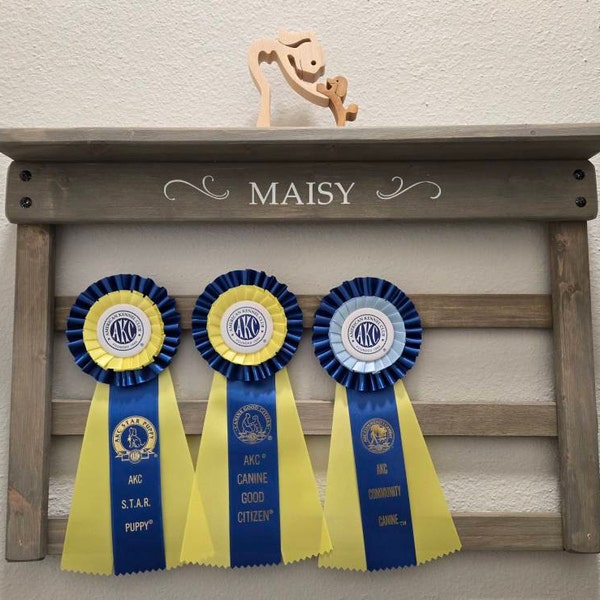 Wooden Award Display Racks: 24" for Dog Agility, Dog Sports, Equestrian ...