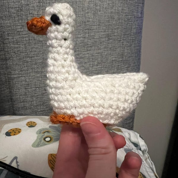 Goose Crochet Pattern Amigurumi Crochet Goose Handmade Instructions ...