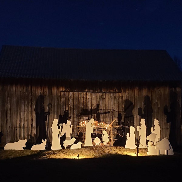 Complete Medium Holy Family Nativity Set - Etsy