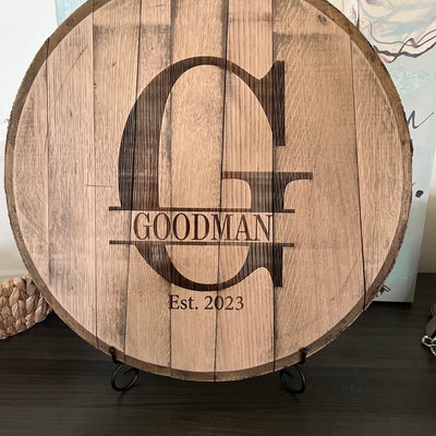 Bourbon Barrel Guest Book Wedding Guestbook Personalized - Etsy