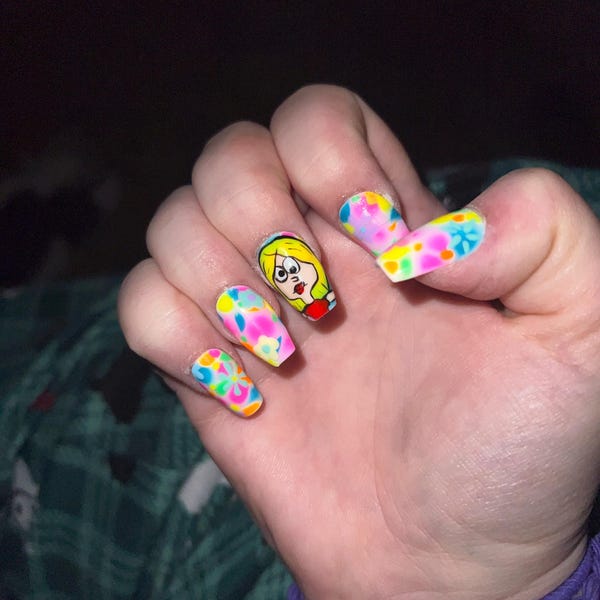 Friday the 13th Inspired Press on Nails | Luxury Nails | Halloween ...