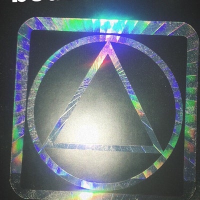 1980s Serenity Prayer Sticker Prism Reflective Recovery AA NA - Etsy