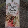 Customized Save the Date Bookmark, Save the Date, Bookmark Invitation ...