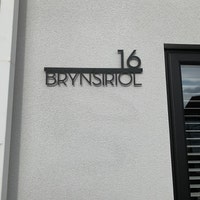 8 Inch Metal House Numbers and Letters, Modern House Numbers, Classic ...
