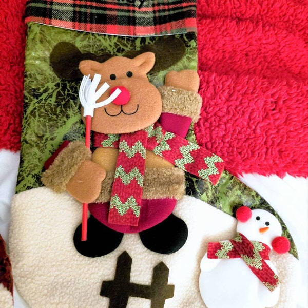 Personalized Family Christmas Stockings, 3D Christmas Stockings, 2025 ...