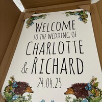 Illustrated Woodland Animal Table Numbers - Etsy UK