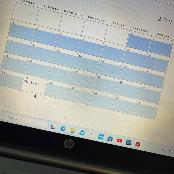 Editable Yearly Planner, Printable Yearly Overview on One Page, Year at ...