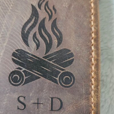 Personalized Leather Composition Notebook Book Cover Case / Vintage ...