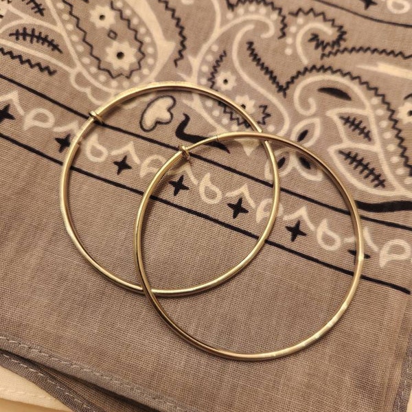 DYO Collection - Design Your Own Clip on Hoops Silver Plated Square 50 Mm - Etsy