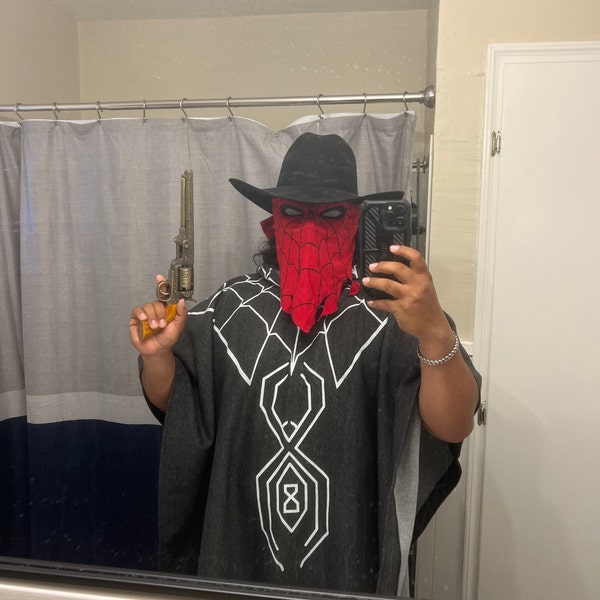 Spider-man Cowboy - Web Slinger Poncho - Etsy