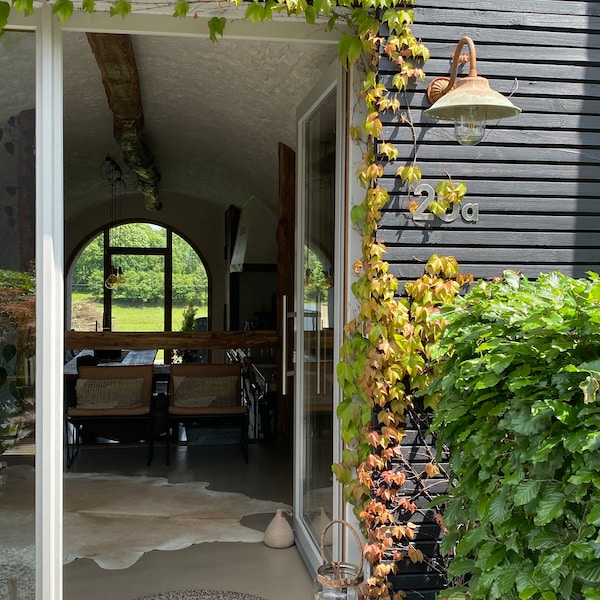 Belgian Barn Lamp With Copper Shade | Garden Lighting | Facade Lighting ...