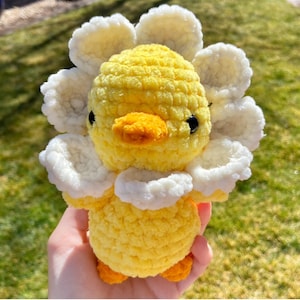 Crochet Flower Bunny Plushie PATTERN PDF - Etsy