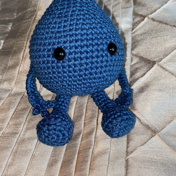 Raindrop Crochet PATTERN, Crochet Raindrop, Amigurumi Pattern, Raindrop ...