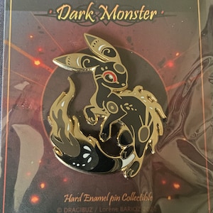 Dark Monster Hard Enamel Pin - Etsy