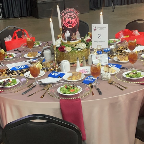 Custom Made LED Acrylic Light up Centerpieces - Create Your Own Logo or ...