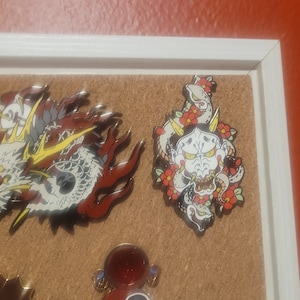 YK Dragon of Dojima enamel Pin - Etsy