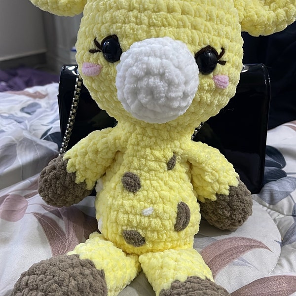 PATTERN: Plush Gemma the Giraffe Pattern - Amigurumi Chunky Giraffe ...