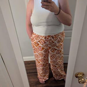 Lane Pants PDF Sewing Pattern Size Inclusive 0-34 Beginner Friendly ...