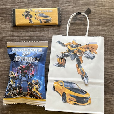 Transformers Chip Bag Birthday Party Potato Labels Labels Printable ...