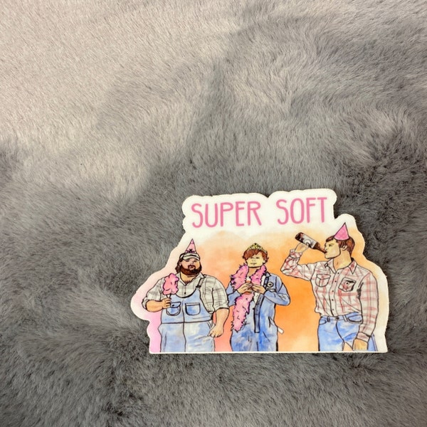 Super Soft (text Version) Sticker - Etsy