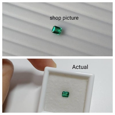 Natural Emerald Layout Gemstone Use for Jewelry Making, Faceted Emerald ...