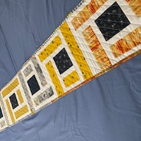 Log Cottage Runner DIGITAL PDF Quilt Pattern for Jelly Roll Cut Yardage ...