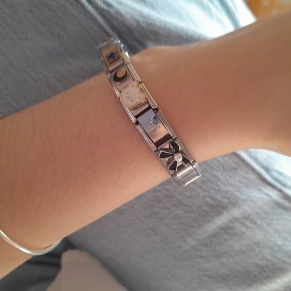Silver Italian Bracelet, Custom Gold Italy Charms, Italian Charm ...