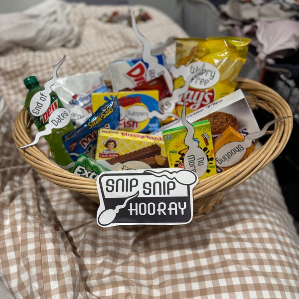 Husband Vasectomy Gift for Snip Snip Vasectomy Gift for Vasectomy Party ...