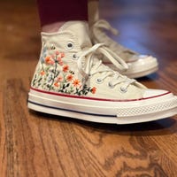 Custom Converse Chuck Taylor Embroidered /embroidered Converse Custom ...