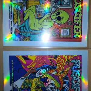 Sessanta Red Rocks Foil Mini Poster Puscifer Primus A Perfect Circle - Etsy