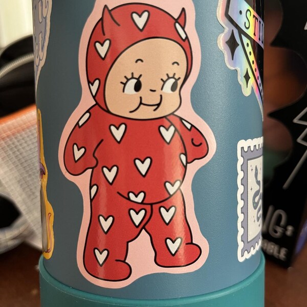 Devil Kewpie Doll Vinyl Sticker | Kewpie Doll - Etsy Australia