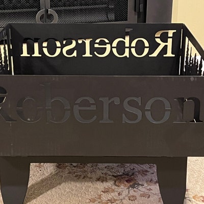 60 Inch Octagon Fire Ring Customized With Names, Phrases, or Images - Etsy