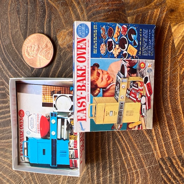 Easy Bake Oven Box 1964 - Dollhouse Miniature - 1:12 Scale - Dollhouse ...