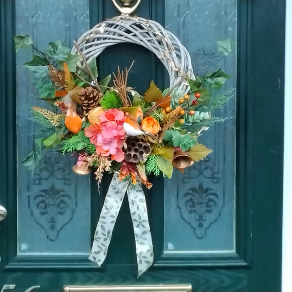 Flower Garland String Lights. Rustic Boho Fairy Lights Bunting With ...