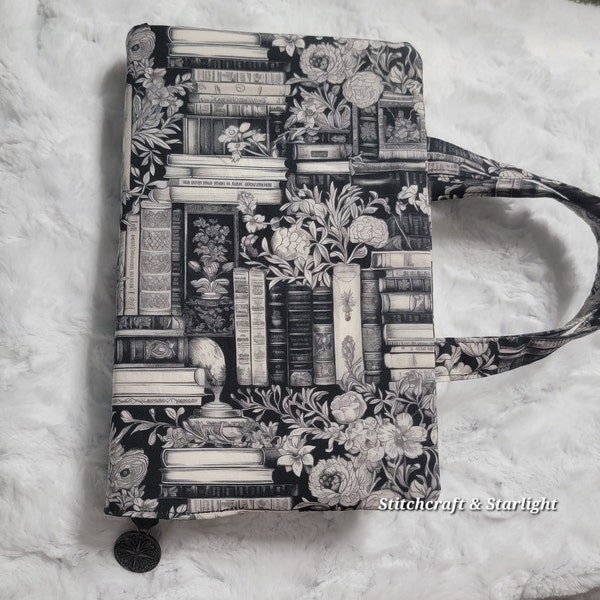 Book Bag Tutorial and PDF Pattern. Book Cover. Make for Any Size of ...