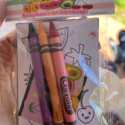 Choose Your Theme Party Favor Coloring Packets any Theme Message Us for ...