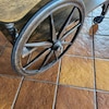 Tea Cart Wheel Replacement Rubber Vintage Trolley Mid Century Bar ...