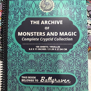 Fireco Monster, a Cryptid Centipede: Insect Bestiary Art Print - Etsy