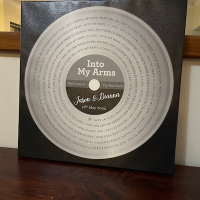 Custom Sound Wave With Lyrics, Printable Digital File, Soundwave Art ...