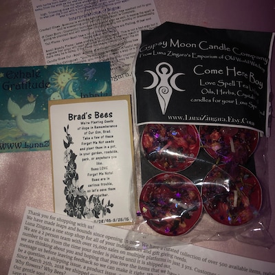 Love Spell Tea Lights... Herbal Infused Tea Lights, Love Spell Candles ...