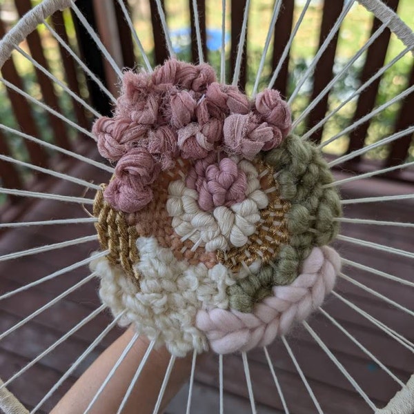 Circle Weaving Kit, Lush Rainforest Weaving Fibre Pack, Woven Tapestry ...