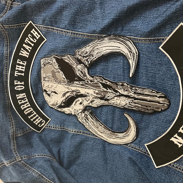 MANDALORIAN SKULL Mythosaur PATCHES - Etsy