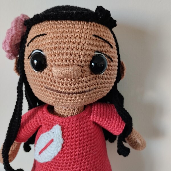 Crochet Pattern Cute Lilo Amigurumi PDF English Spanish - Etsy
