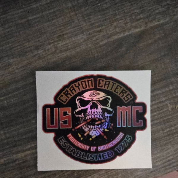 USMC Vinyl Sticker - Etsy